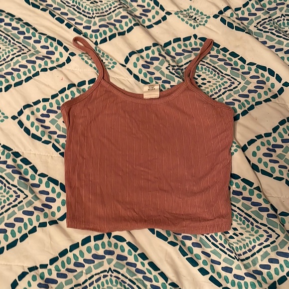 destined | Tops | Nice Cute Light Pink Basic Crop Top | Poshmark